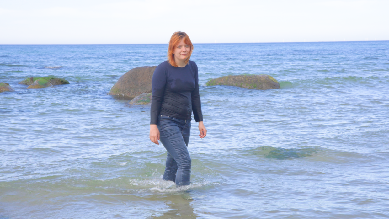 A dip in the Baltic Sea - wetlook pool